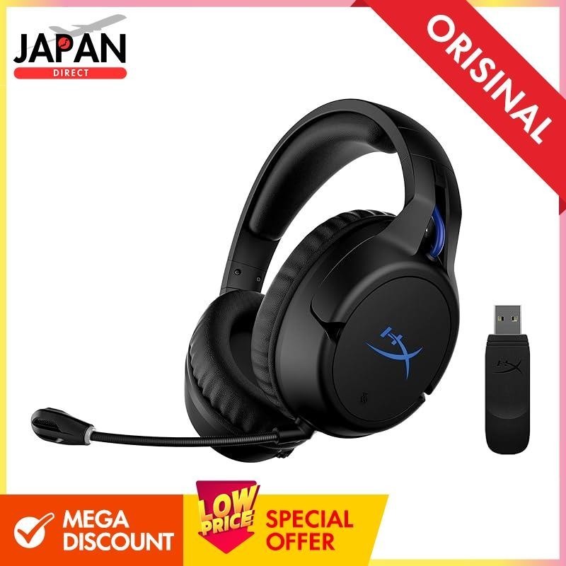 HyperX Cloud Gaming Headset Officially licensed for PlayStation PS5/PS4 with in-line volume ...