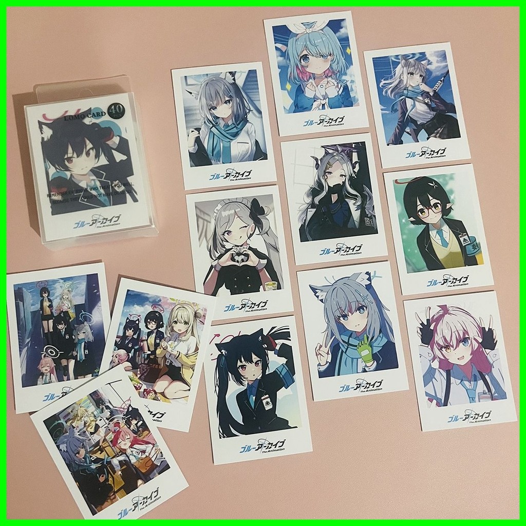 การ์ด lomo Blue Archive Hayase Yuka Azure แฟ้ม lomo การ์ด Hayase Yuka ...