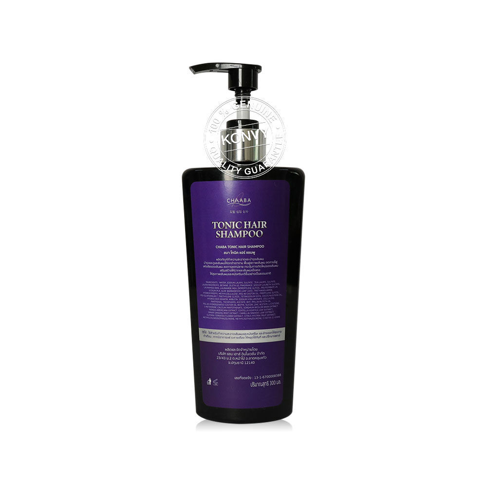 CHABA Tonic Hair Shampoo 300ml ชบา โทนิค แฮร์ แชมพู. | Shopee Thailand