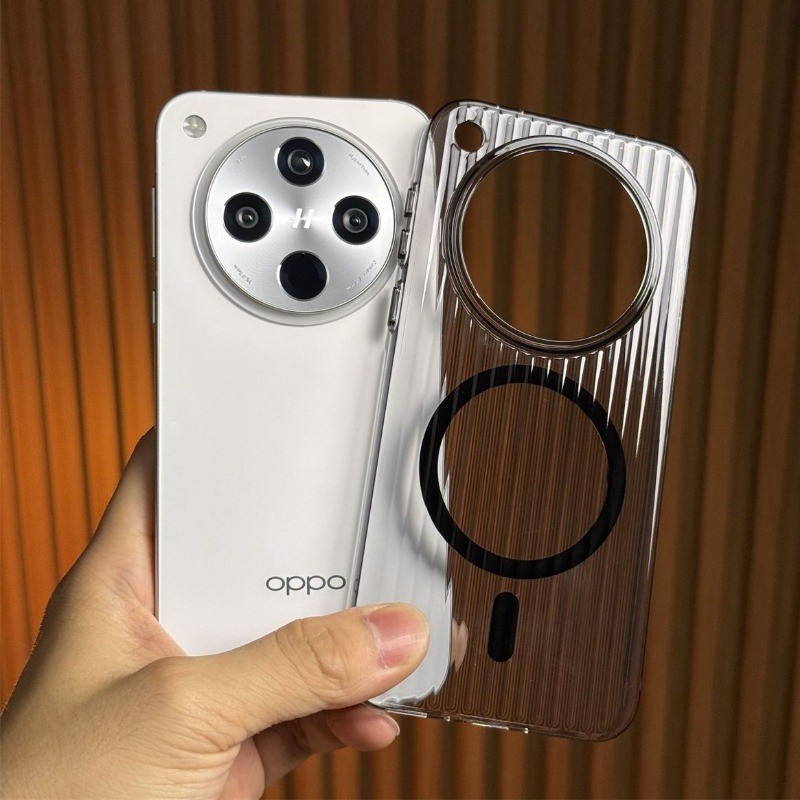 สําหรับ oppo Find x8 Pro Mini Ultra Thinแฟชั่นลูกฟูกแม่เหล็กGlossy ...