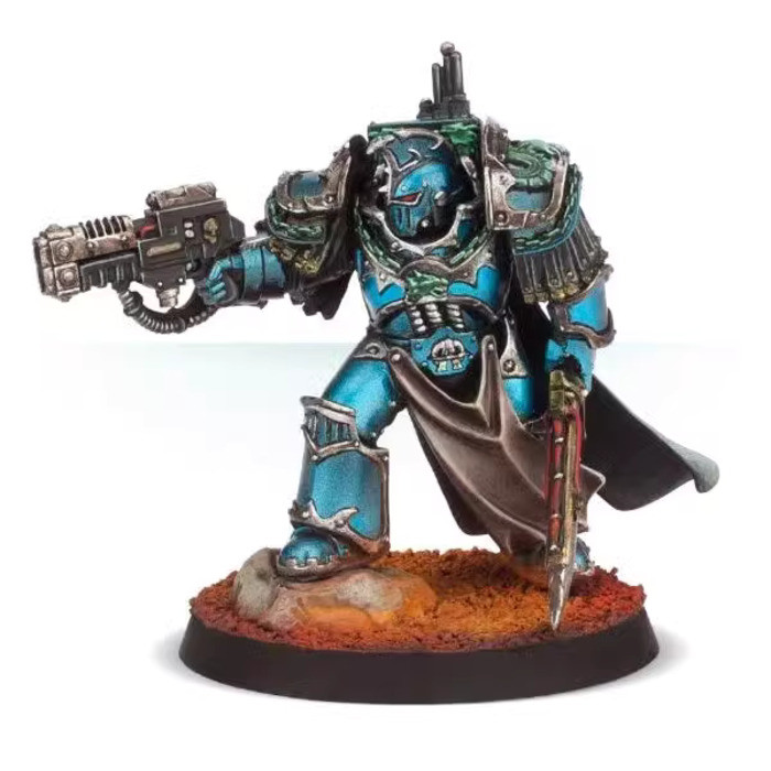 30k Alpha Reese Terminator Armor Consul Warhammer Model White Model ...