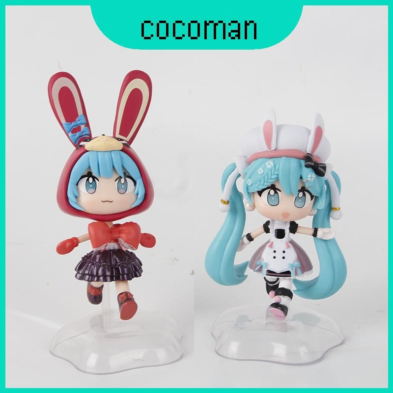 Delightful Rabbit Pvc Ears Hatsune Miku รุ่น Q Figurines ตุ๊กตาสะสม ...