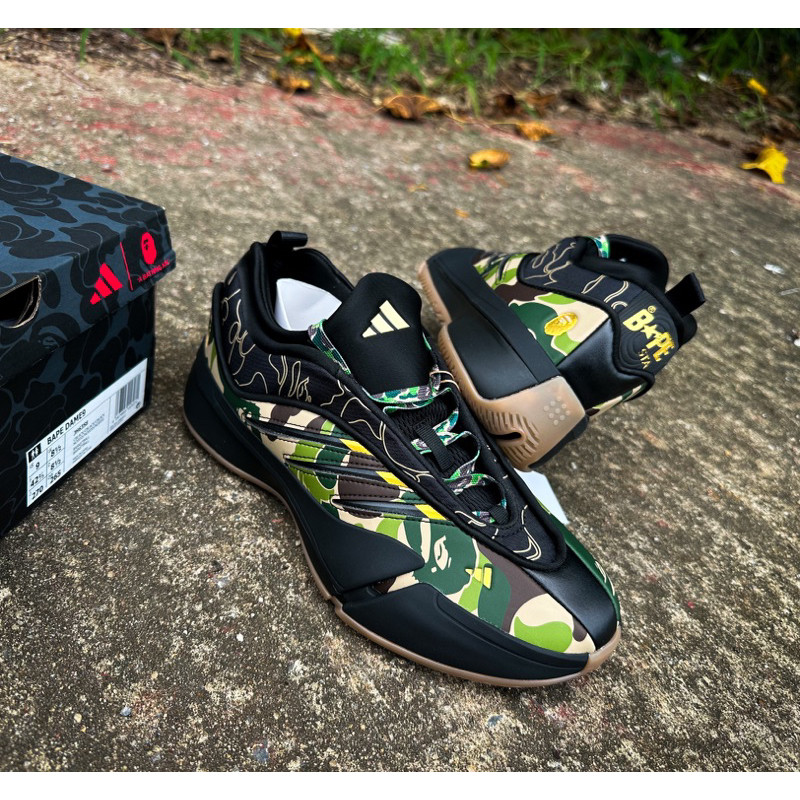 เหลือ 4,999- ทักแชทรับโค้ด30% BAPE x ADIDAS DAME 9 " JH6358 " ของแท้ ...