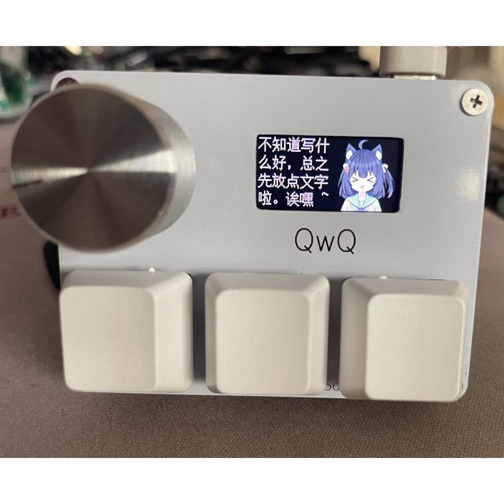 Sayobot O3C OZU คีย์บอร์ดมาโครคีย์บอร์ด IPS หน้าจอสีลูกบิด sayodevice ...