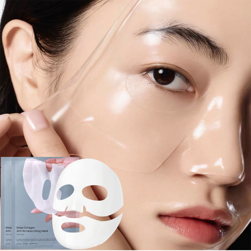 1/3/5 ชิ้น Bio Collagen Face Mask - Split Sheet Mask - ที่ละลายน้ําได้ ...