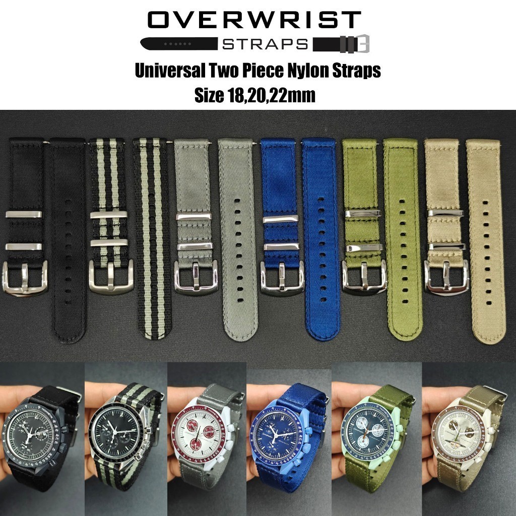สายนาโต้แบบสองชิ้น รุ่น Universal Two Piece Nato Strap | Shopee Thailand