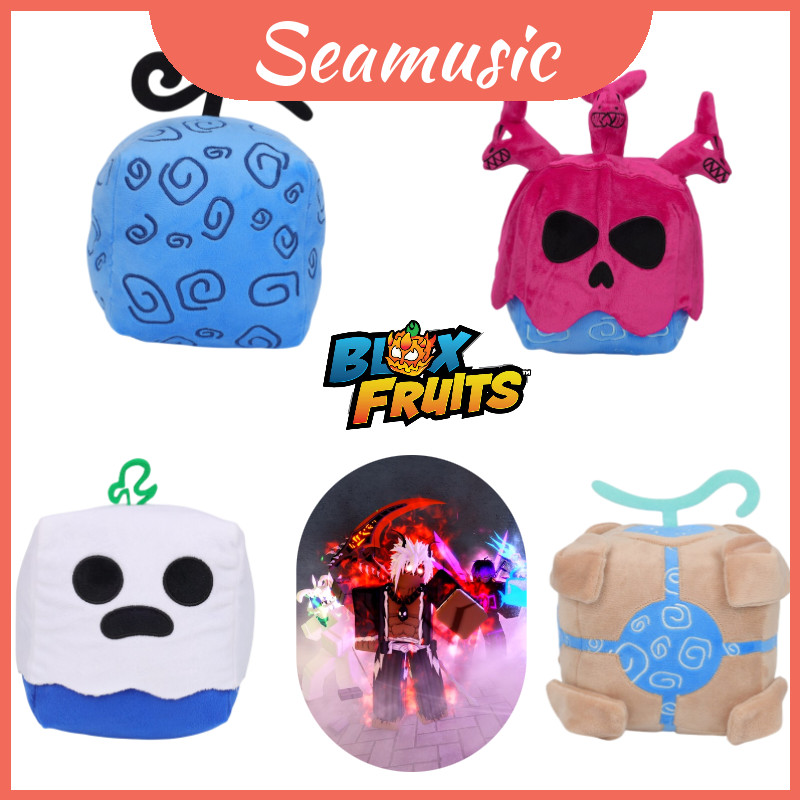 Fruits Unique Blox Game Merch กล่องเสือดาวตุ๊กตาสีม่วงพร้อมผ้าฝ้าย Pp ...