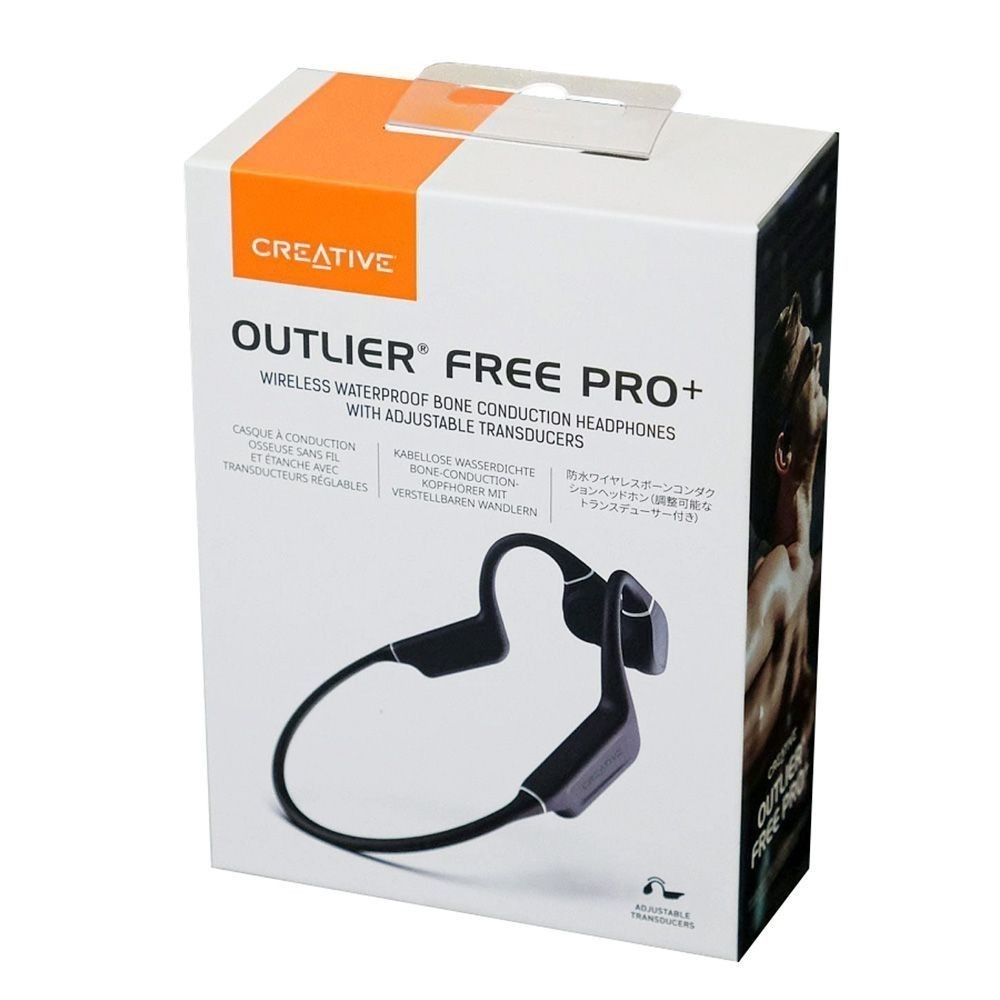 Creative Outlier Free Pro+ (Black) Wireless IPX8 Bone Conduction Headphones | Shopee Thailand