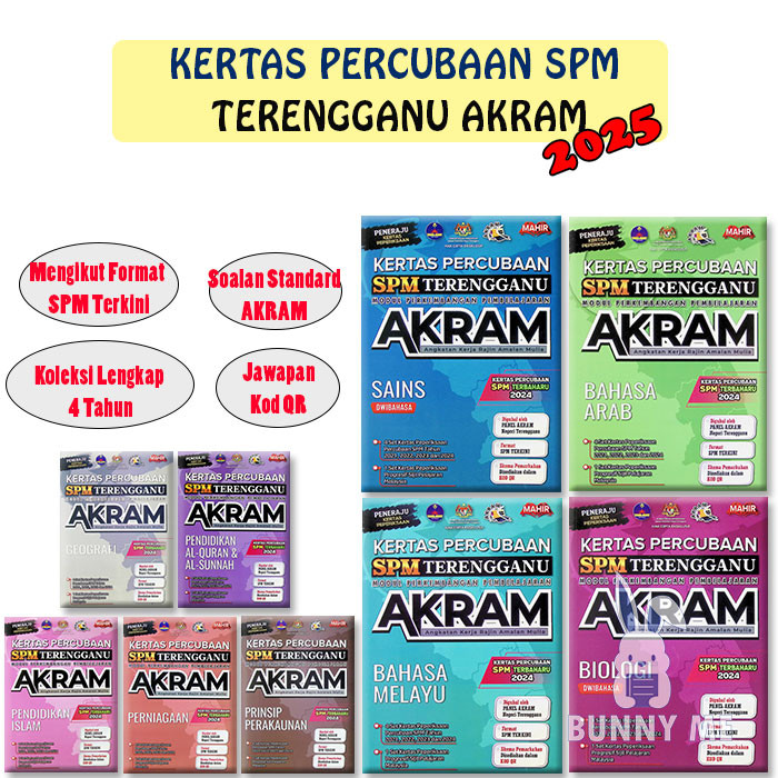 [BUNNY] 2025 หนังสือออกกําลังกาย : Terengganu SPM Trial Paper Book 2021 ...