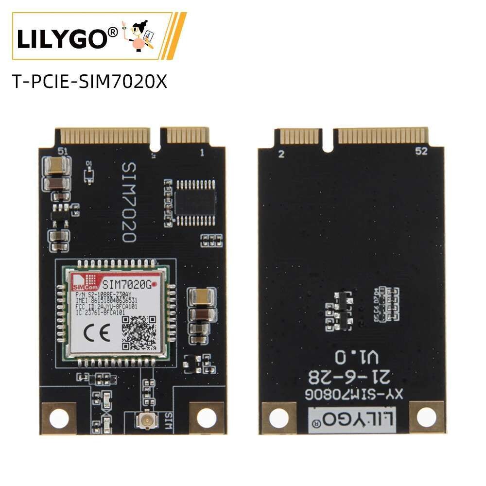 ลิลลี่โก® TTGO T-PCIE-SIM7020G NB-IoT บอร์ดพัฒนา LPWAN โมดูล SIM7020 LCC LGA แพคเกจ Adapt T-PCIE ...