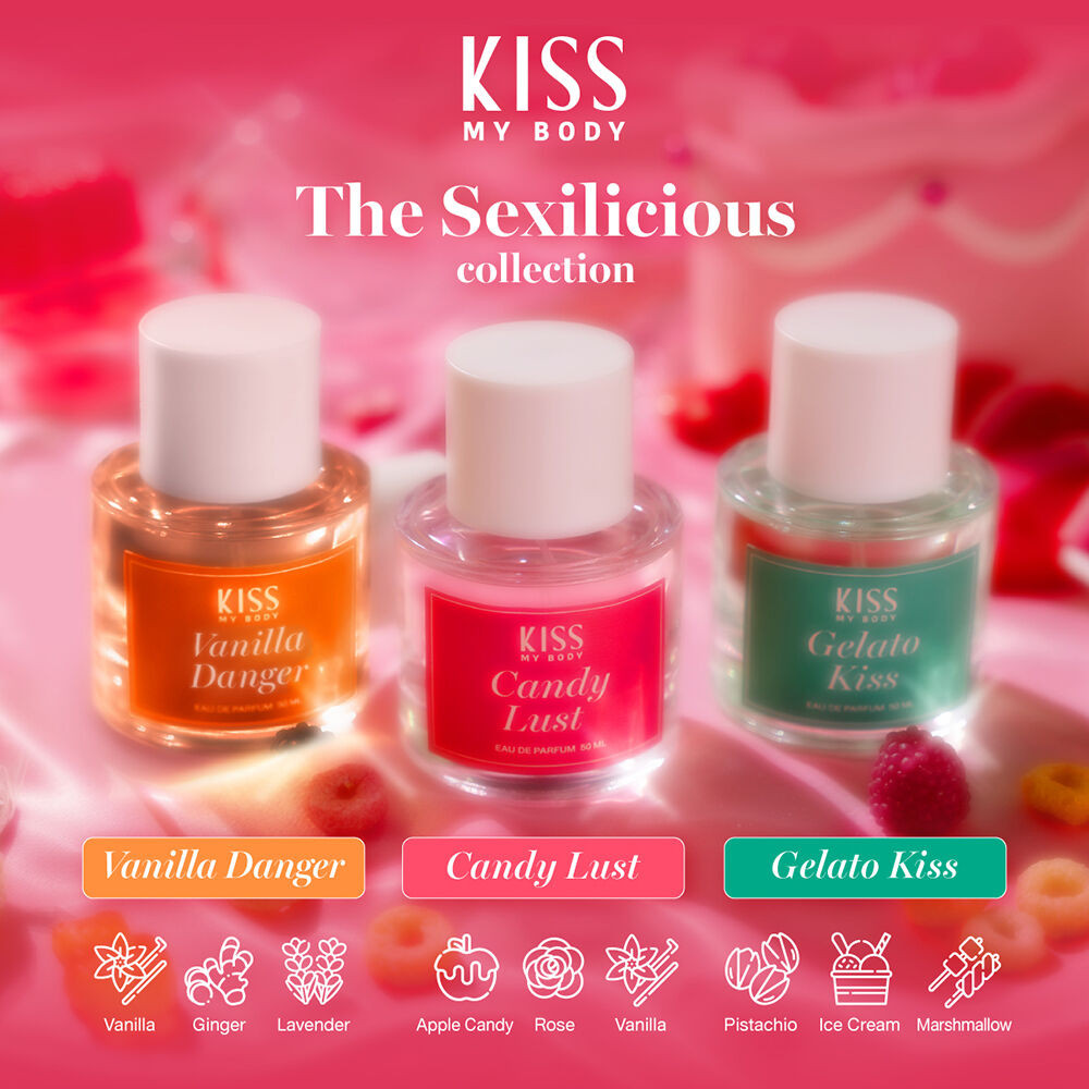 KISS MY BODY EDP น้ำหอมคิส มาย บอดี้ 50ml (Candy Lust/Gelato Kiss ...