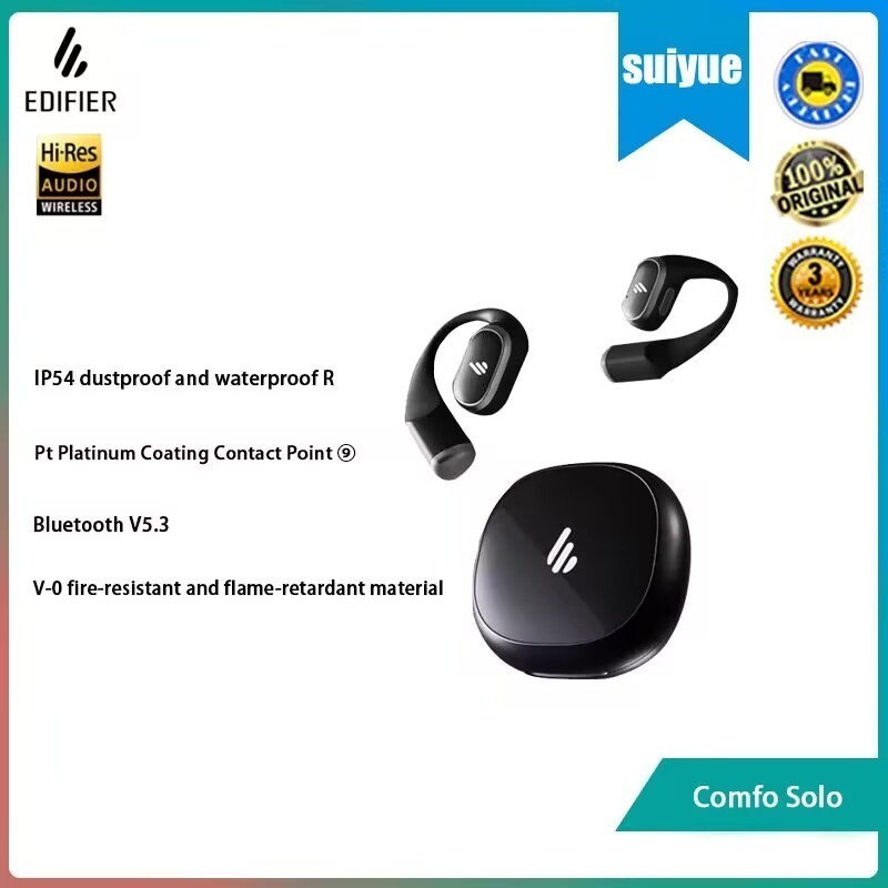 Edifier หูฟังบลูทูธ Comfo Solo พร ้ อมหูแขวน Air Conduction Open Sport | Shopee Thailand