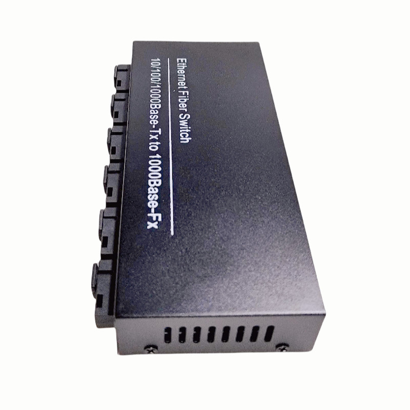 สวิตช์ไฟเบอร์ออปติก Gigabit 6 SC 2 RJ45 สวิตช์อีเธอร์เน็ตตัวแปลงสื่อที่ ...