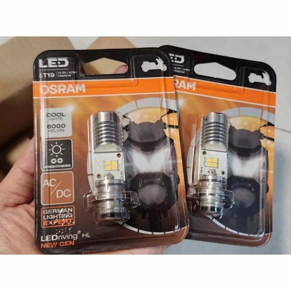 ของแท้ 100% หลอดไฟหน้า LED OSRAM ออสแรม M5 (T19) แสงสีขาว 6000K รุ่น LEDriving HL ระบบไฟ AC/DC ...