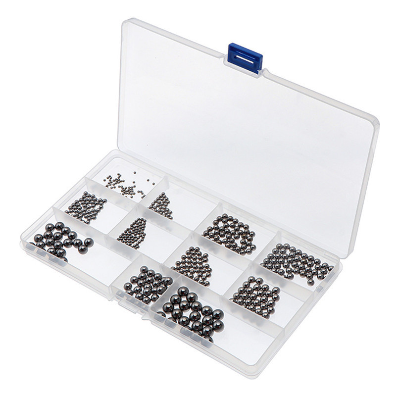 Urlwall 510pcs Ball Bearings Assortment Set, Precision Metric Chrome ...