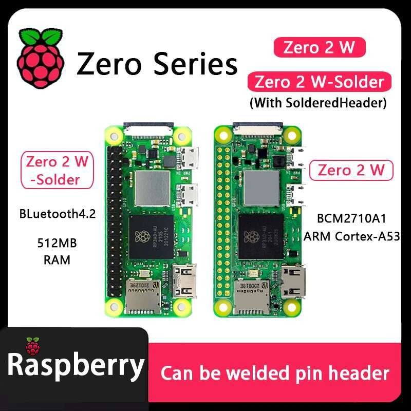 ต้นฉบับอย่างเป็นทางการ Raspberry Pi Zero W Zero 2 W Zero-Solderer Zero W-SolderedHeader 512MB ...