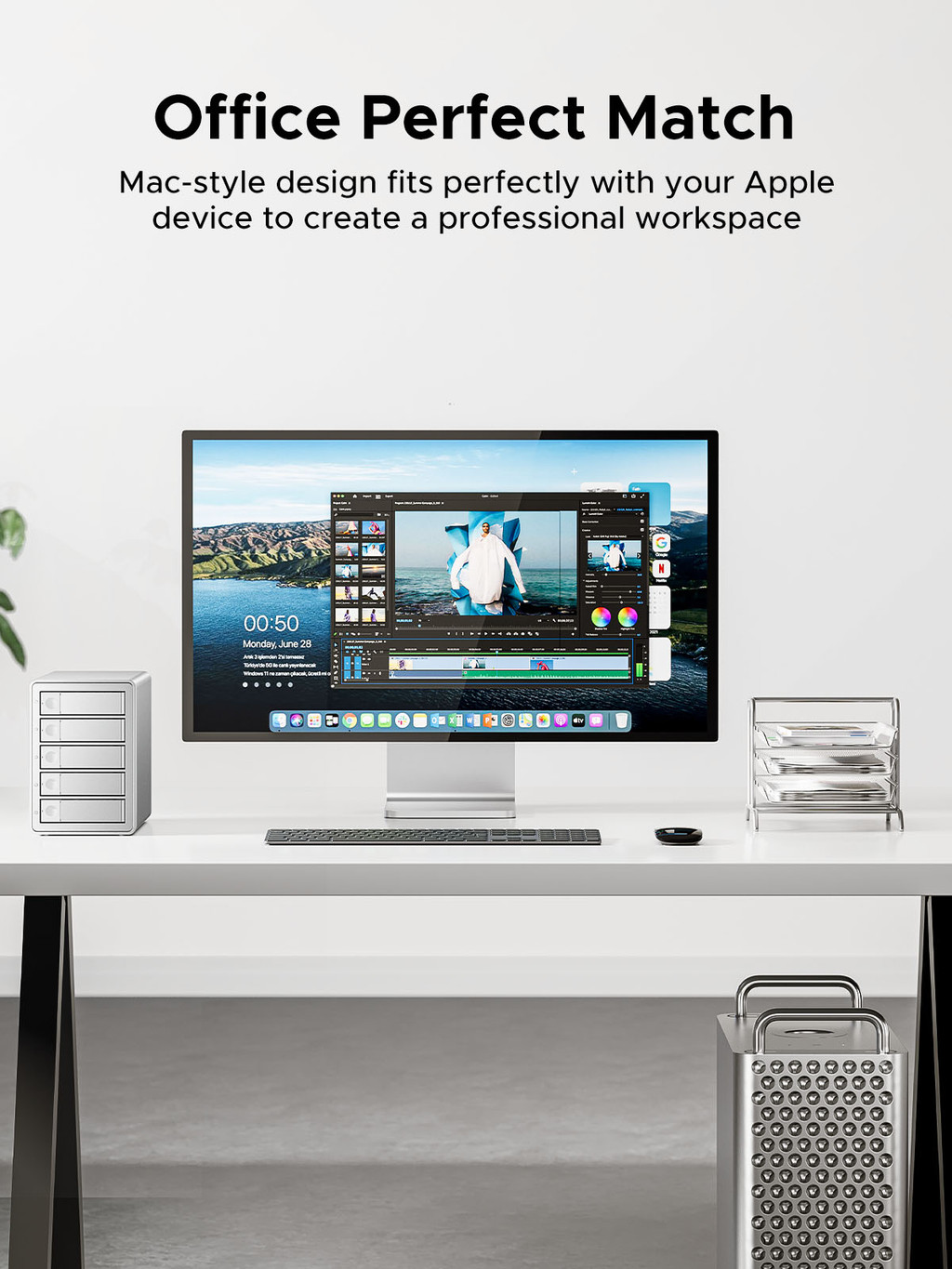 Orico 3.5 "ฮาร์ดดิสก์ไดรฟ์ 5 Bay Type-C 10Gbps DAS รองรับ Daisy Chain ...