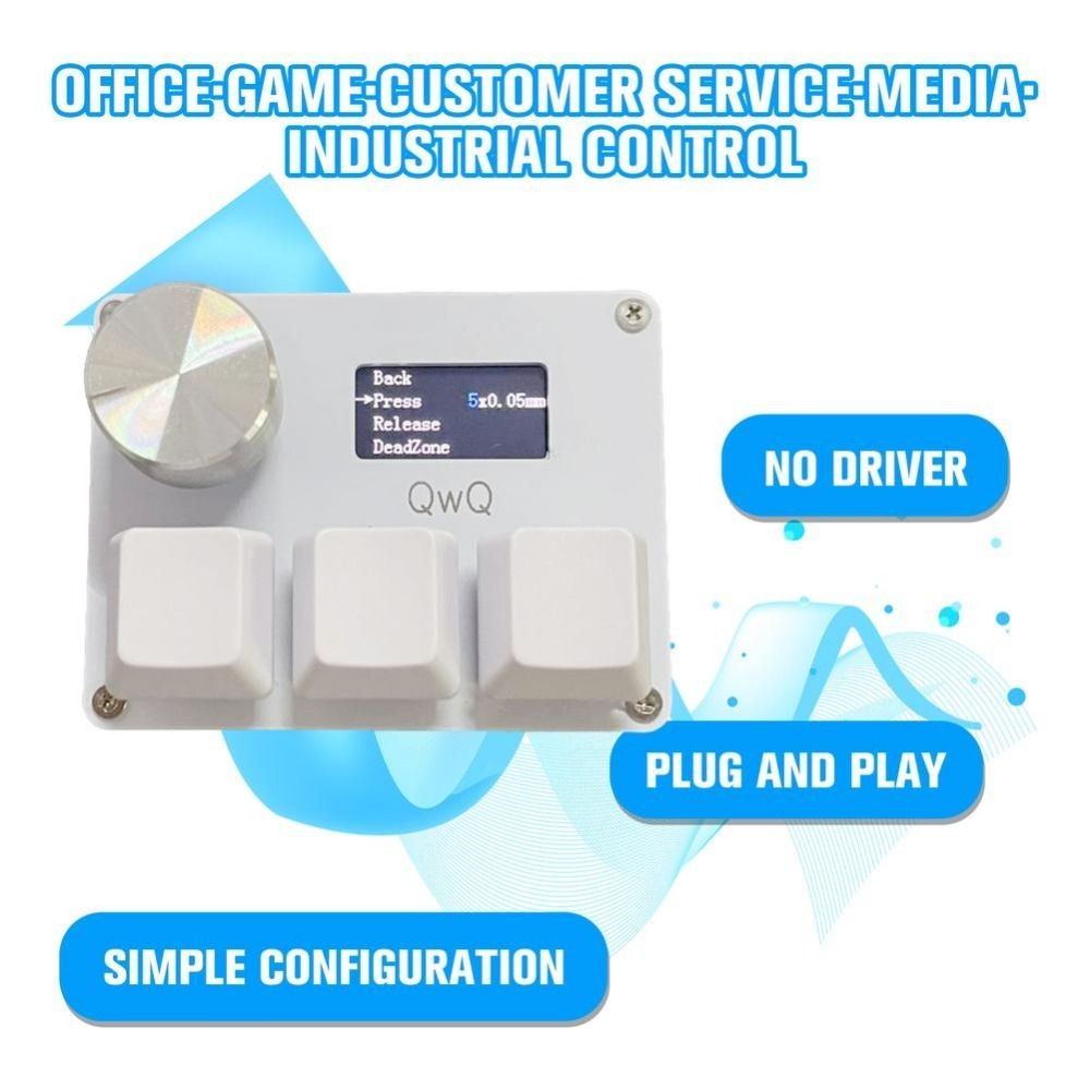 Sayobot O3C OZU คีย์บอร์ดมาโครคีย์บอร์ด IPS หน้าจอสีลูกบิด sayodevice ...