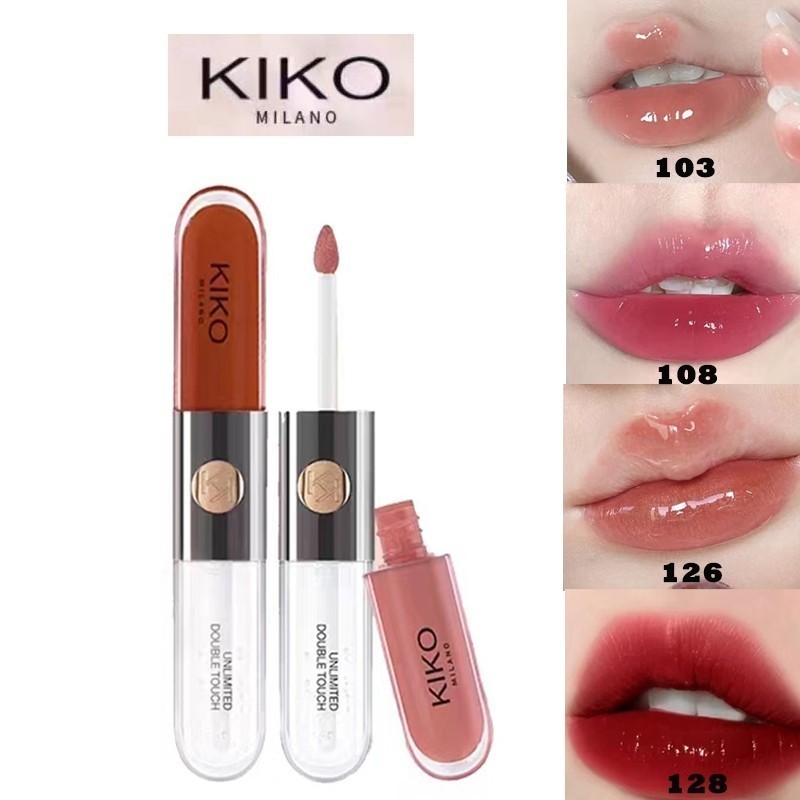Kiko Milano ลิปกลอส double ended Long Lasting Matte ลิปสติก 6ml ...