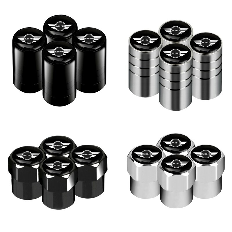 ในสต็อก 4 ชิ้น BMW รถล้อยางวาล์ว Tyre Air Caps สําหรับ BMW MINI Cooper ...