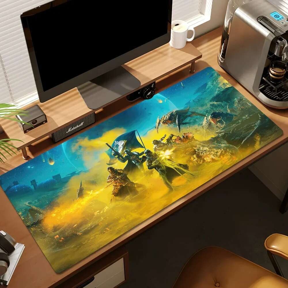 Cool H-Helldivers 2 สําหรับ PC แผ่นรองเมาส์ขนาดใหญ่โต๊ะแผ่นรองเม้าส์ ...