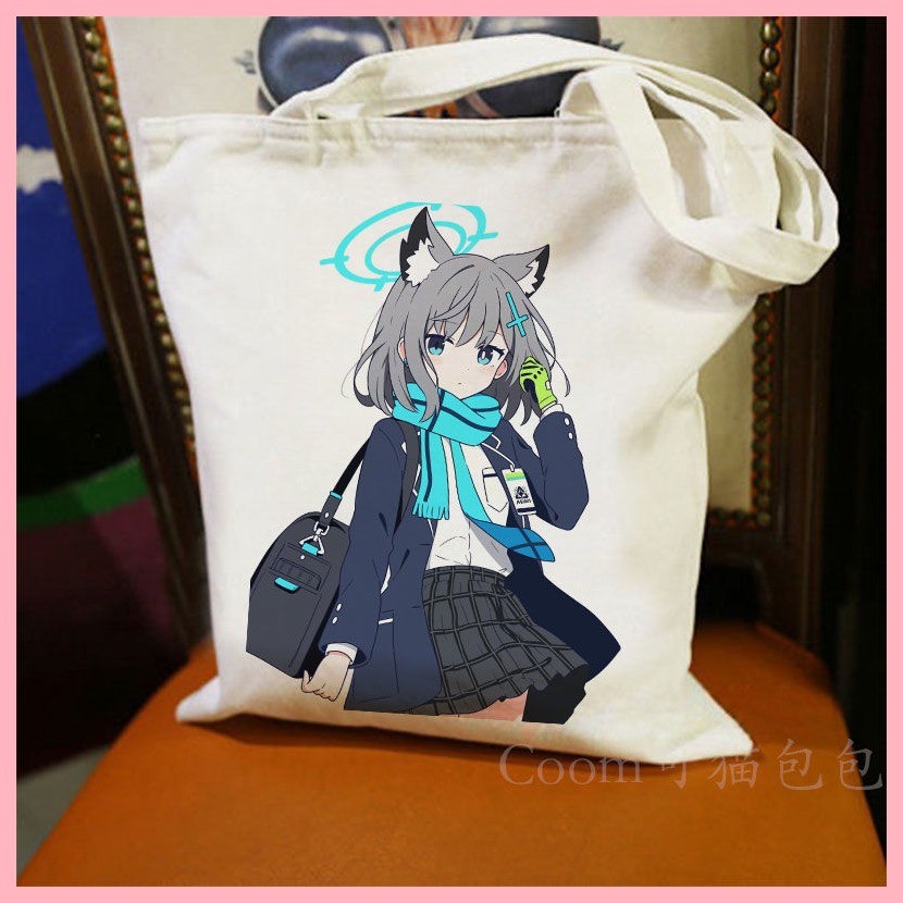 กระเป๋าสะพาย กระเป๋า Blue Archive Takanashi Hoshino Sunaokami Shiroko ...