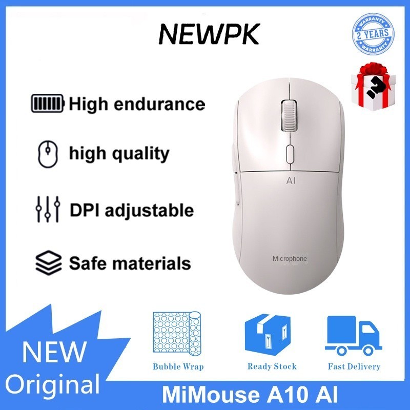 Mimouse A10 AI เมาส์ไร้สาย สามโหมด อัจฉริยะ AI สร้าง PPT แปลด้วยเสียงอัตโนมัติ | Shopee Thailand