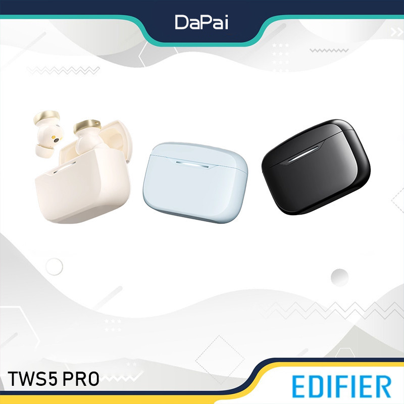 Edifier TWS5 PRO หูฟังบลูทูธไร้สายที่แท้จริงหูฟังไร้สายแบบสปอร์ตลดเสียง ...