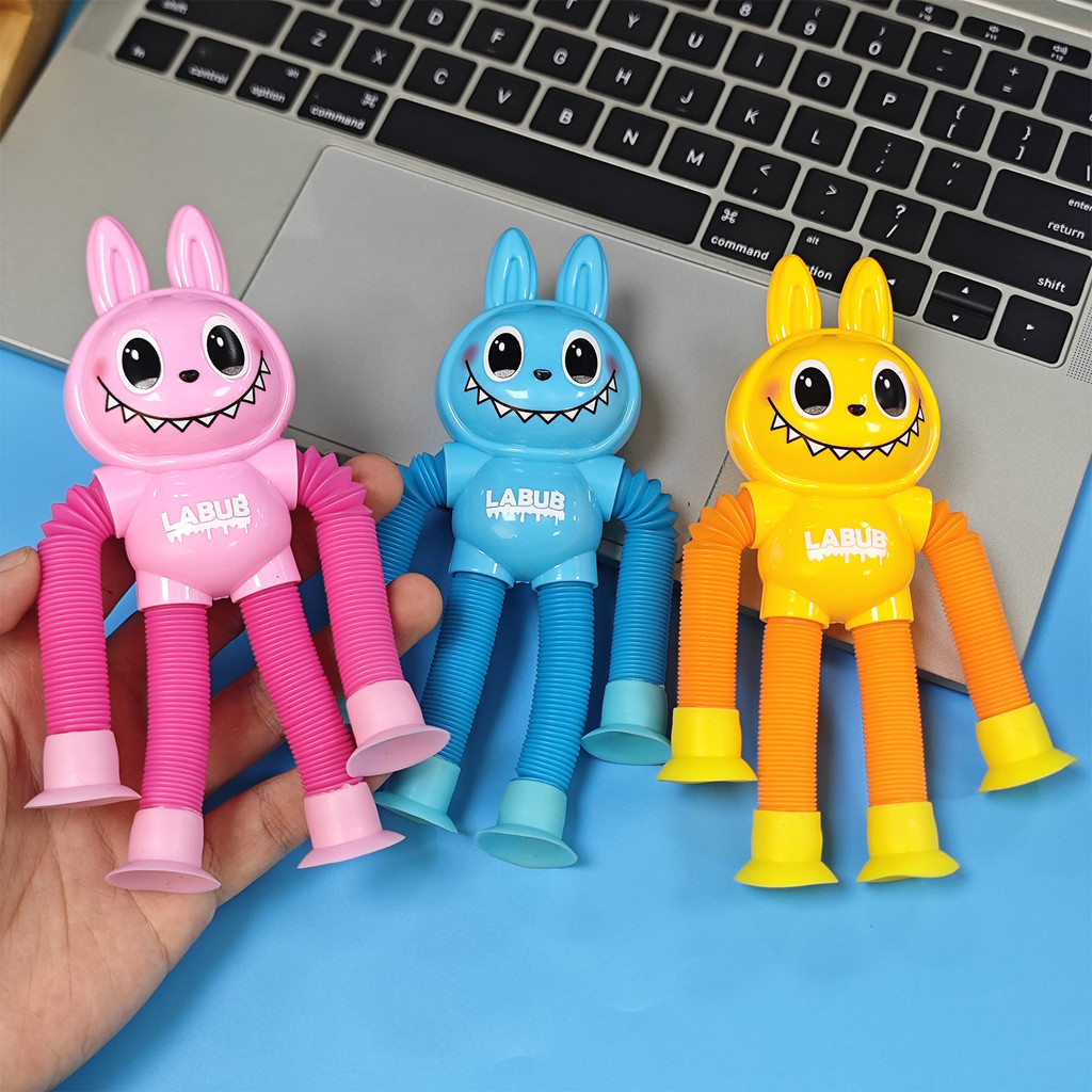 Labubu Multi Color Versatile Telescopic Tube Toy - Alien Childrens ...