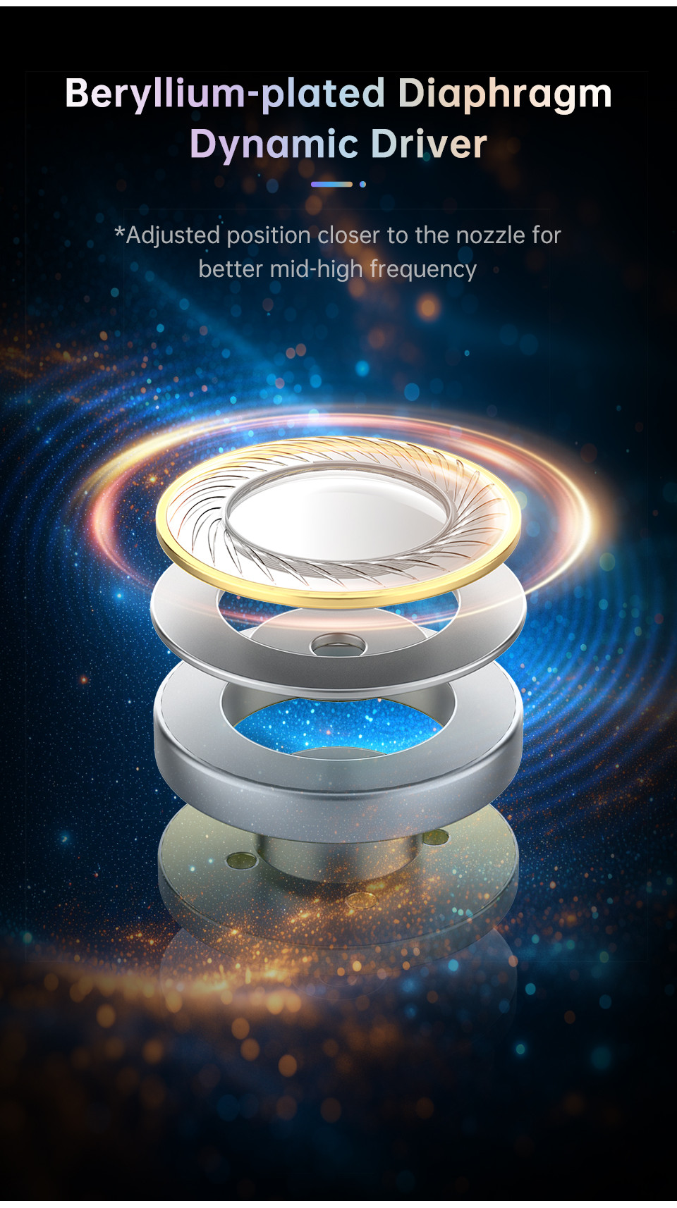 Kbear KB02 In-Ear Bone Conduction Hybrid หูฟัง HiFi Bass Monitor หูฟังแบบมีสายเปลี่ยนสาย IEM ชุด ...