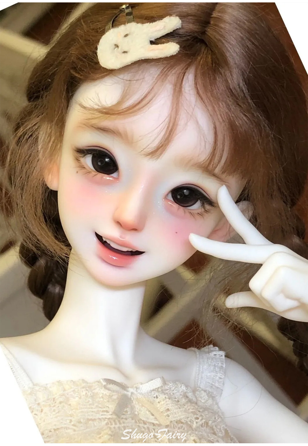Preorder Lucky Bjd 1/4 Doll Nude Dolls Sweet Girl Smile Expression Cuty Ball Jointed Doll Bjd ...