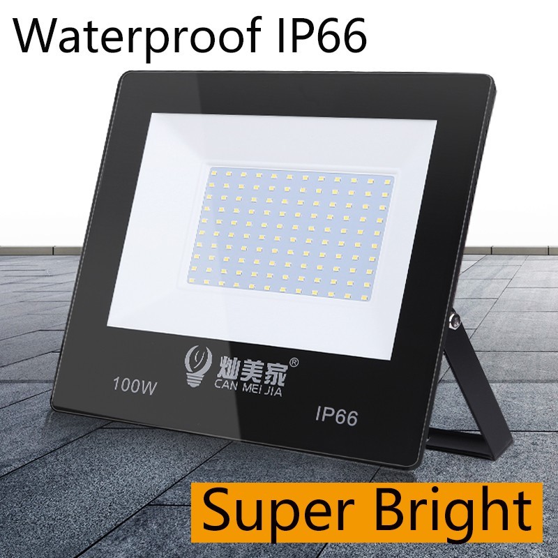 ในสต็อก ไฟ led น้ําท่วม Spotlight led Floodlights กันน้ํา IP66 โคมไฟ led High Power 70W 100W ...