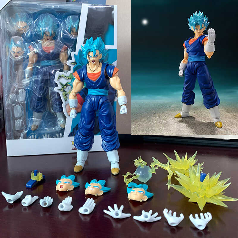 SHF ดราก้อนบอล Super Sai Rock Vegito Action Figure เทพอะนิเมะ Dragoll ...