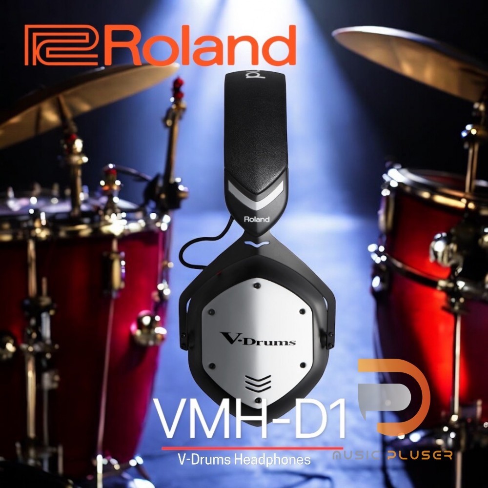 หูฟังกลองไฟฟ้า หูฟังมอนิเตอร์ V-Drums Roland VMH-D1 Headphones แบบครอบหู ความถี่ 5 40,000 Hz ฟรี ...
