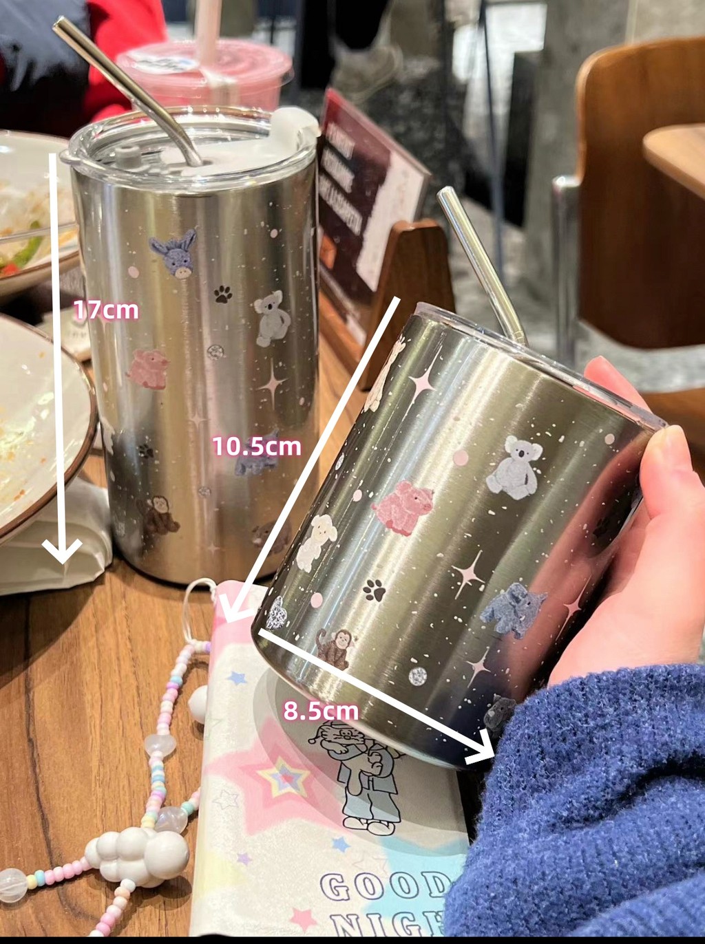 แก้วเก็บความเย็น Jellycat มี2ขนาด600ml&320ml สแตนเลส304 มีหลอด พร้อมส่ง | Shopee Thailand