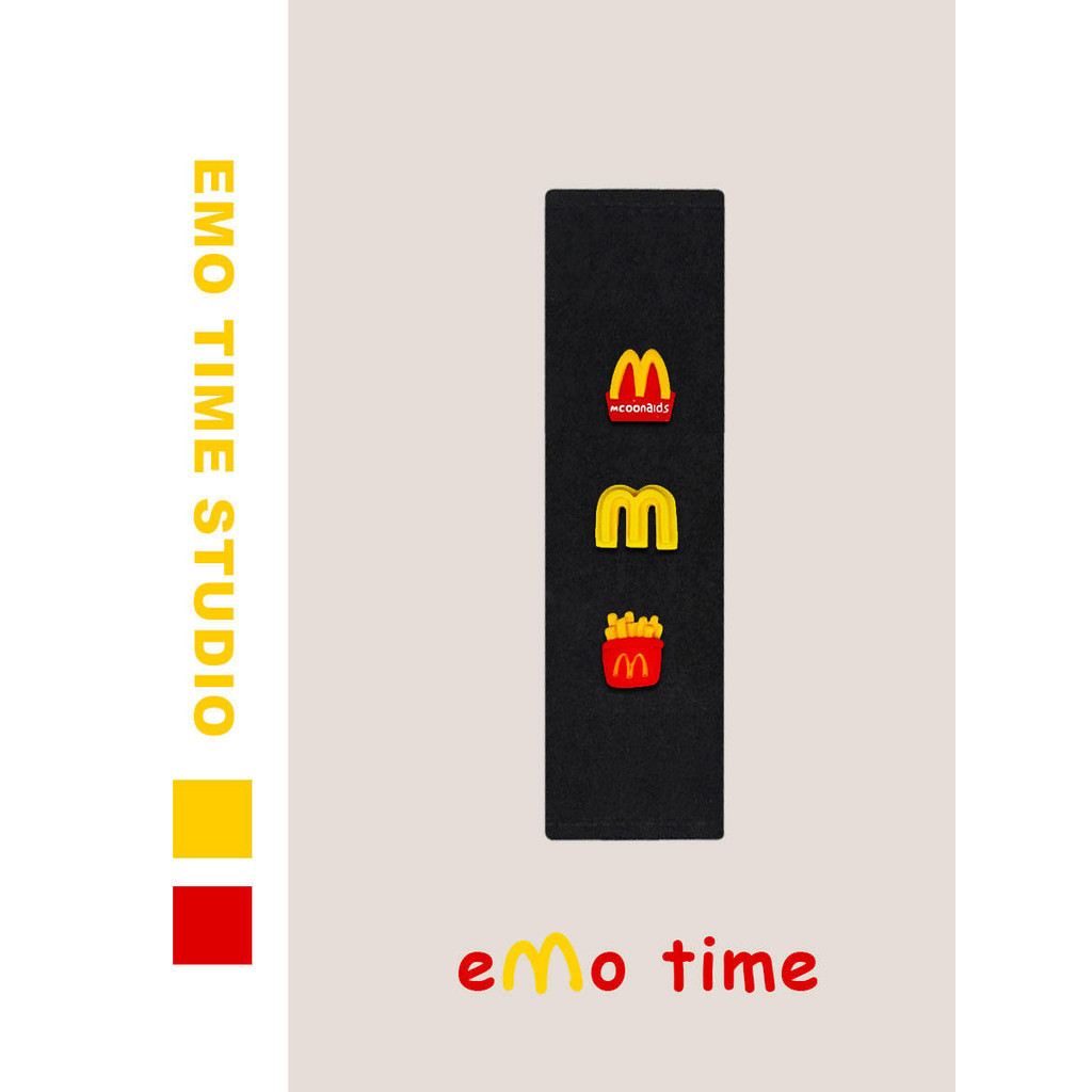 Emo Original M Ji Mai Mai Pro French Fries เข็มขัดนิรภัยรถยนต์ไหล่ชุด ...