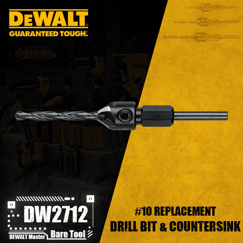 Dewalt DW2710/DW2711/DW2712 #6#8#10 เปลี่ยนเจาะ Bit Countersink Power ...