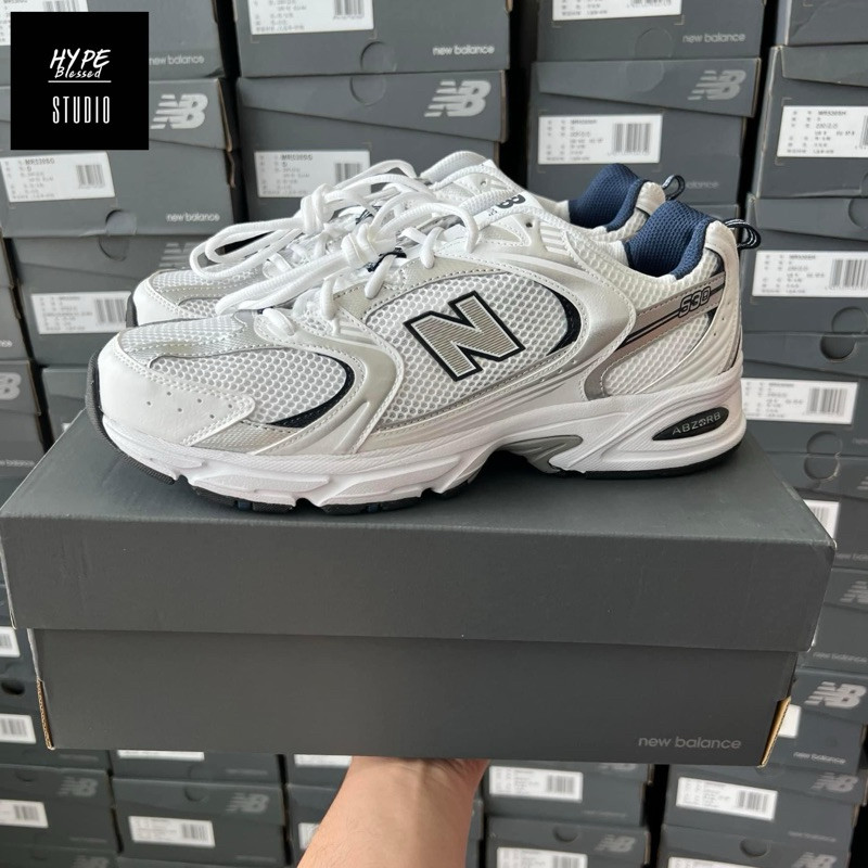 ♞New Balance 530 SG (White Silver Navy) สินค้าพร้อมส่ง ของแท้100% SFH ...