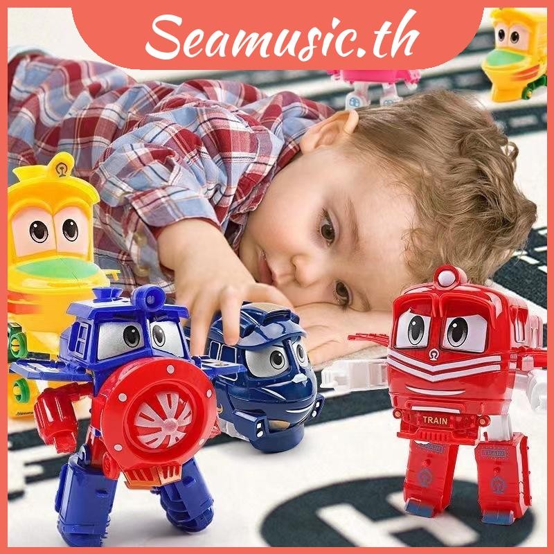 【In Stock】New Robot Trains RT KAY Transformer Transforming Train Figure ...