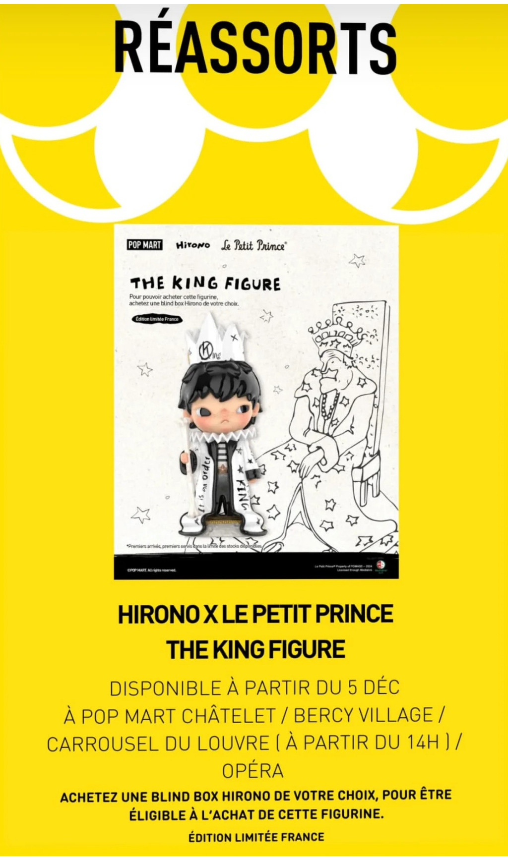[Popmart] ของแท้จุด hirono King รุ่นสีที่แตกต่างฝรั่งเศสจำกัดแขวนการ์ด ...