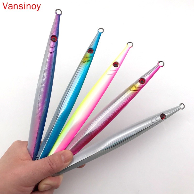 ในสต็อก Fishing Jigs Glow Lead Jigs 60g 80g 160g 200g 300g 400g เหยื่อตกปลาทะเลน้ําลึก/ช้า ...