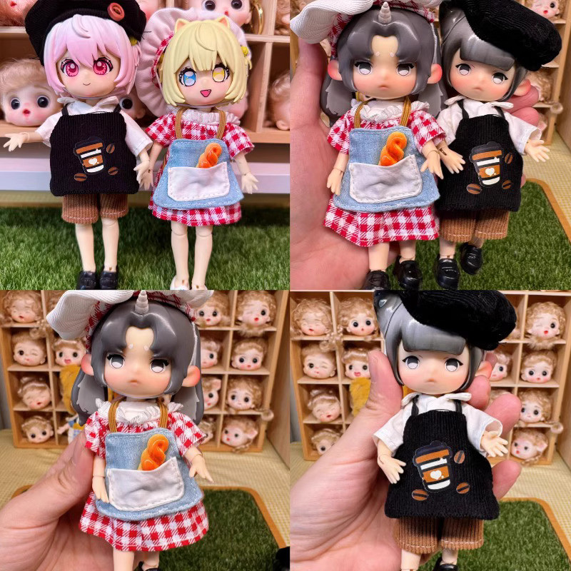 Baker Barista ob11/YMY/ufdoll/GSC Body/12 คะแนนผ้ากันเปื้อนเด็กชุดกระโปรง | Shopee Thailand