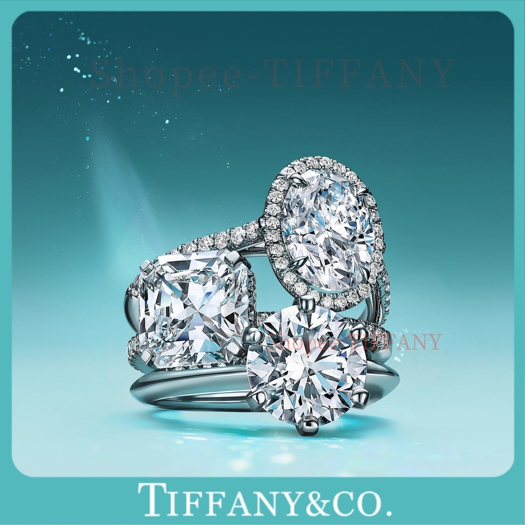 Tiffany® Setting Engagement Rings, Pavé Tiffany® Setting With A Diamond ...
