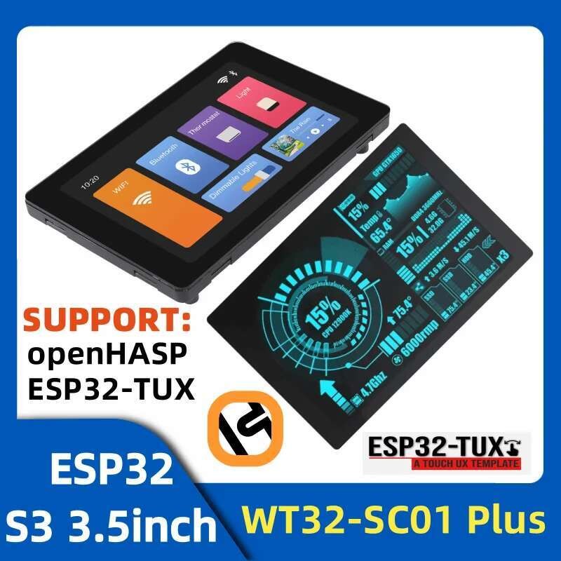 WT32-SC01 Plus ESP32 จอแสดงผล LCD 3.5 นิ้ว TFT LCD หน้าจอสัมผัส 480 x 320 16MB หน่วยความจําแฟลช ...