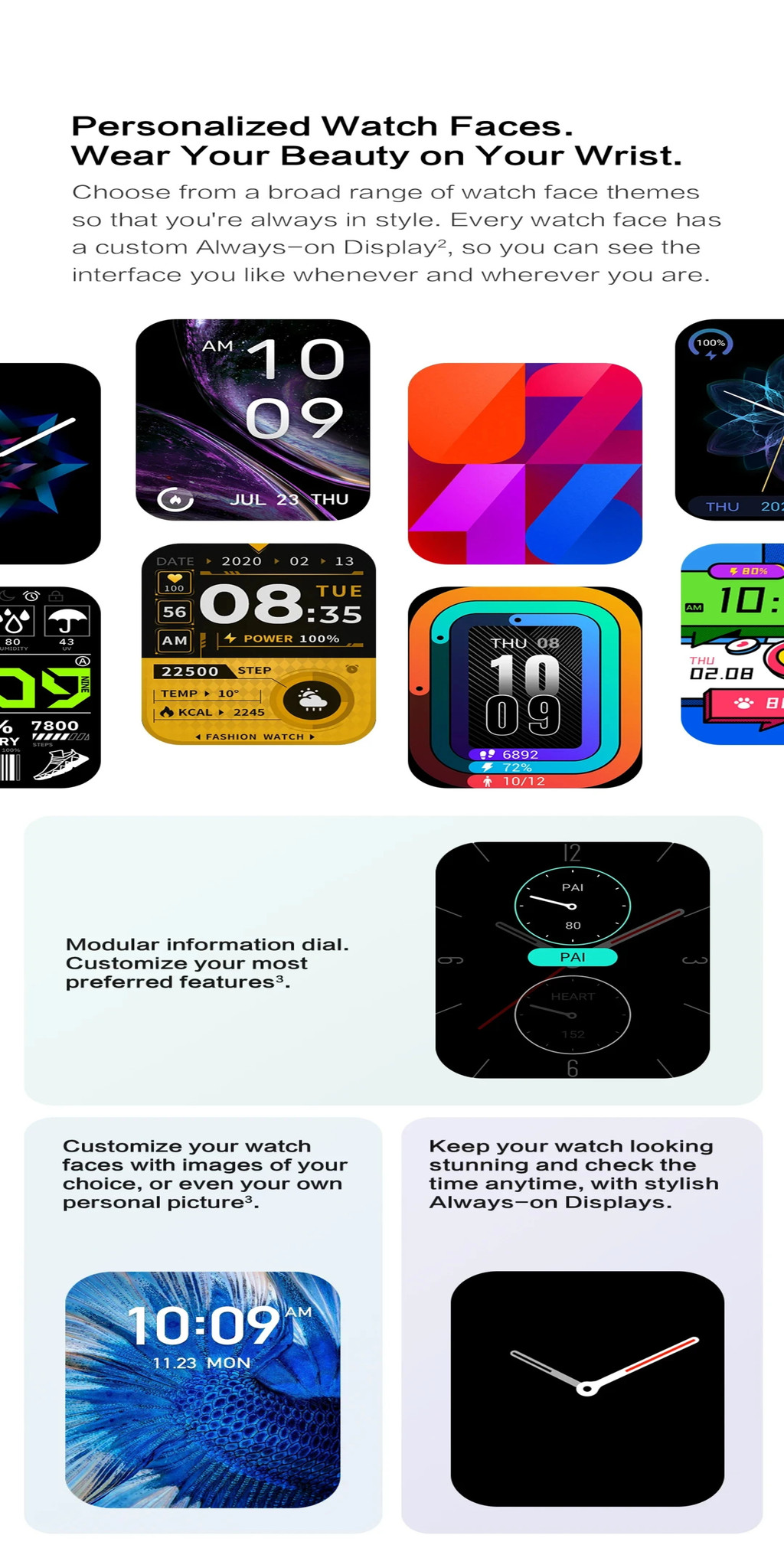 Amazfit GTS 2 smartwatch All-Round Health and Fitness Tracking Smart ...