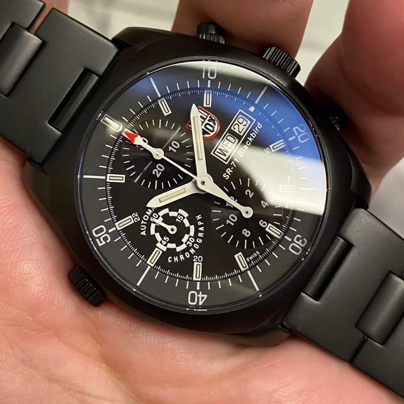 Rare Luminox Black Bird SR-71 Automatic Chronograph | Shopee Thailand