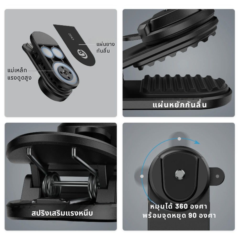 Ulanzi CK02 Quick Release Backpack Clip คลิปยึดกล้อง ระบบปลดเร็ว แบบหนีบกระเป๋า ถ่ายวีดีโอแบบ ...