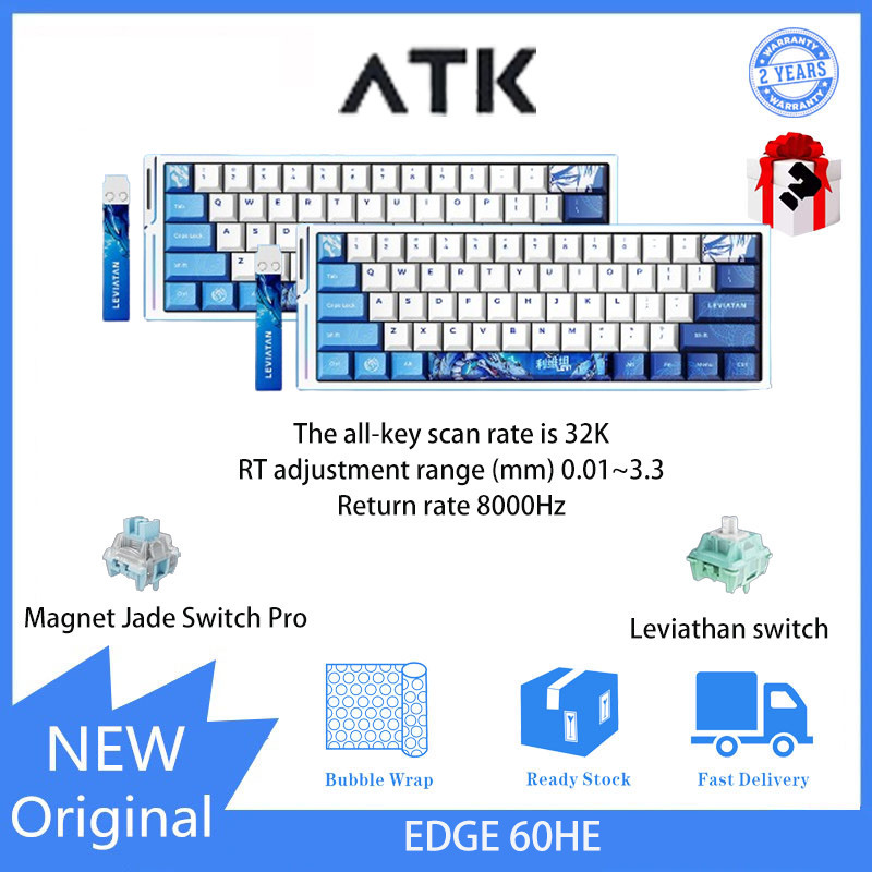Atk EDGE 60HE คีย์บอร์ดเชิงกล pro ความแม่นยําสูง 32k 0.01 มม.RT ...