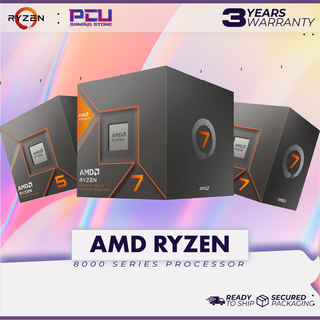 PCU LEGACY AMD RYZEN 5 8400F 8600G / RYZEN 7 8700F PROCESSOR / AMD AM5 ...