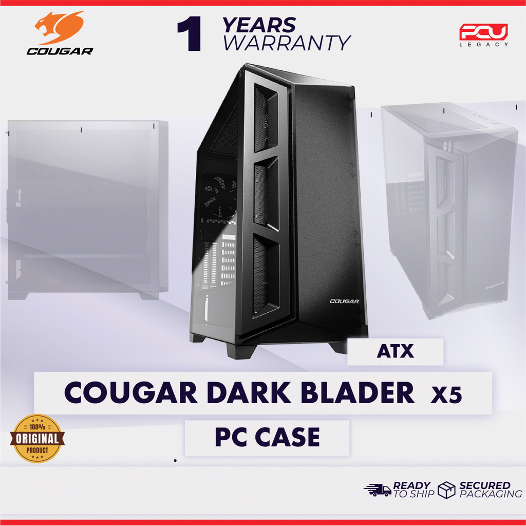 COUGAR DARK BLADER X5 RGB CASE พร้อมพัดลม ARGB 3 อัน | Shopee Thailand